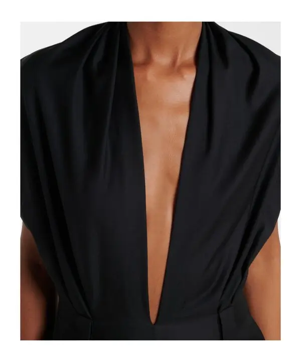 Coperni Halterneck Virgin Wool Jumpsuit