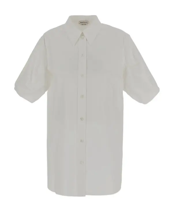 Alexander McQueen Short Sleeved Buttoned Shirt