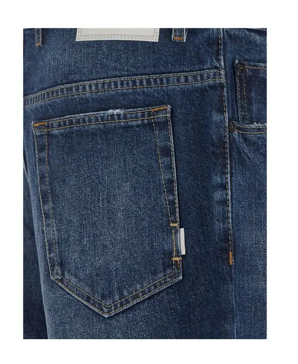 PT TORINO Logo-patch Straight-leg Jeans