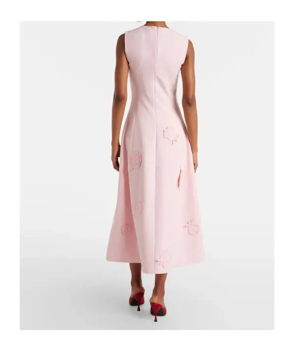LEO Lin Cleo Floral-appliqué Cocktail Dress