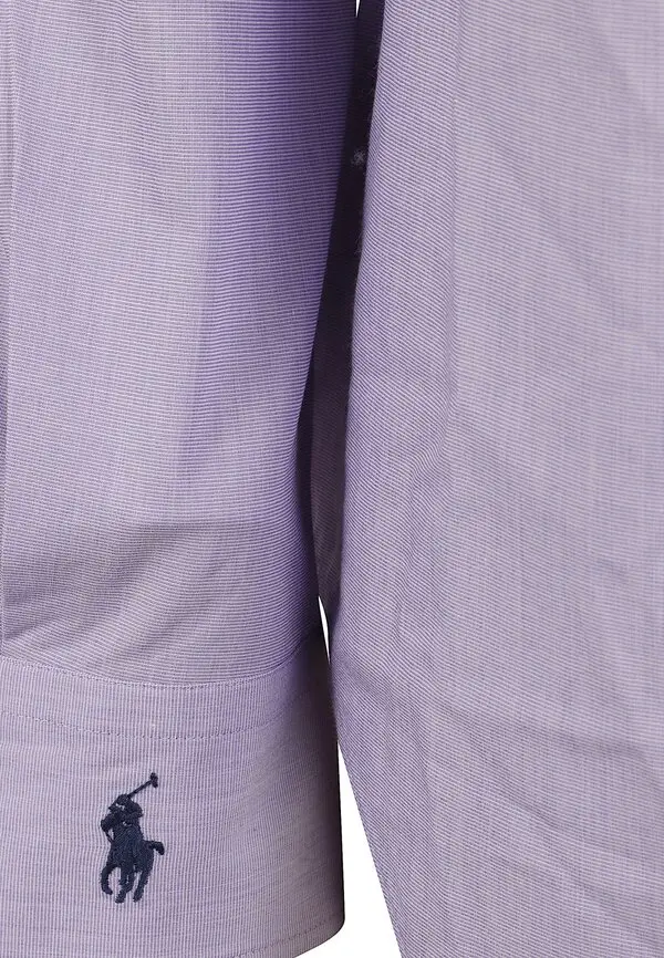Polo Ralph Lauren Button-down Cotton Shirt - Purple