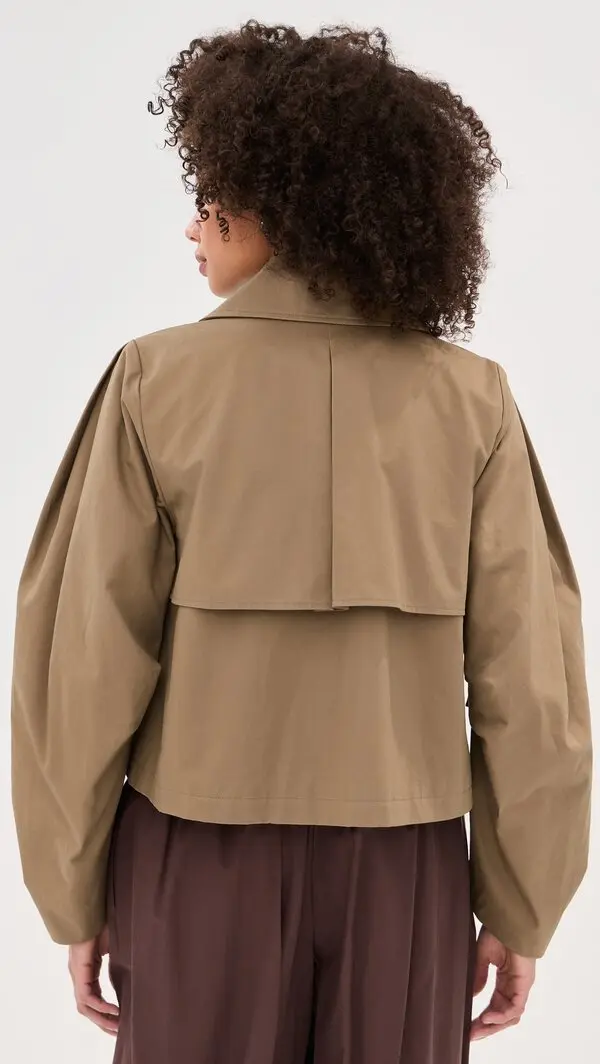 LE BOP Hardy Cropped Trench Coat