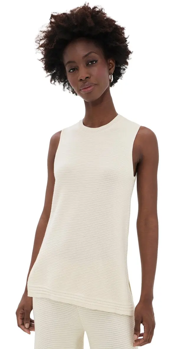LA LIGNE Crochet Maxime Top - Ivory