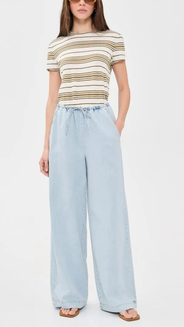 FRAME The Offshore Wide Leg Pants