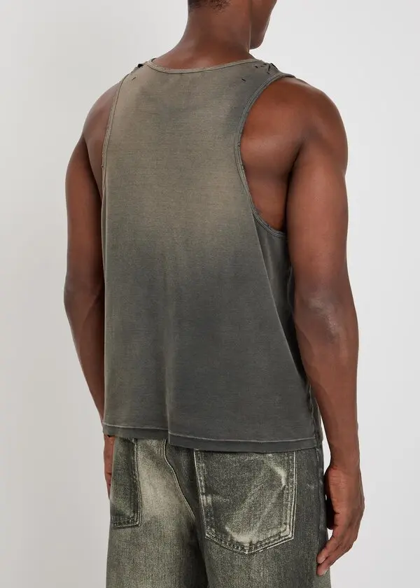 GALLERY DEPT. Distressed Cotton Tank Top