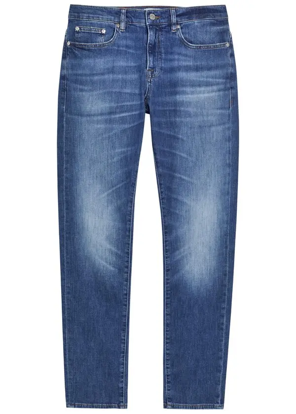 FRAME L'homme Slim-leg Jeans - Dark Blue
