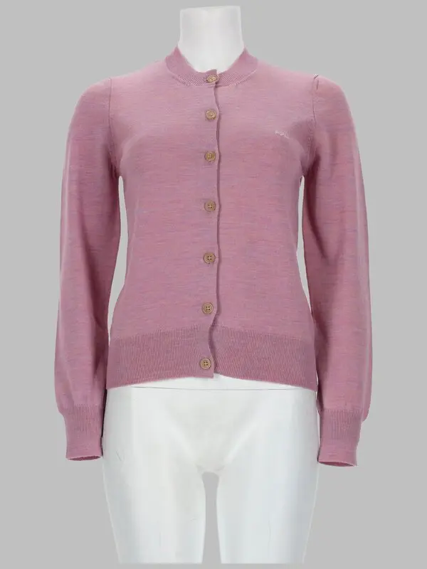 A.p.c. Fine Knit Cardigan - Pink