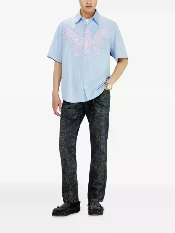 DIESEL® Striped Short-sleeve Shirt