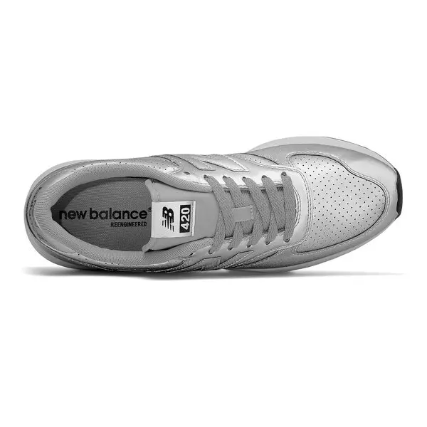 NEW BALANCE 420 Running Shoes - Silver/white