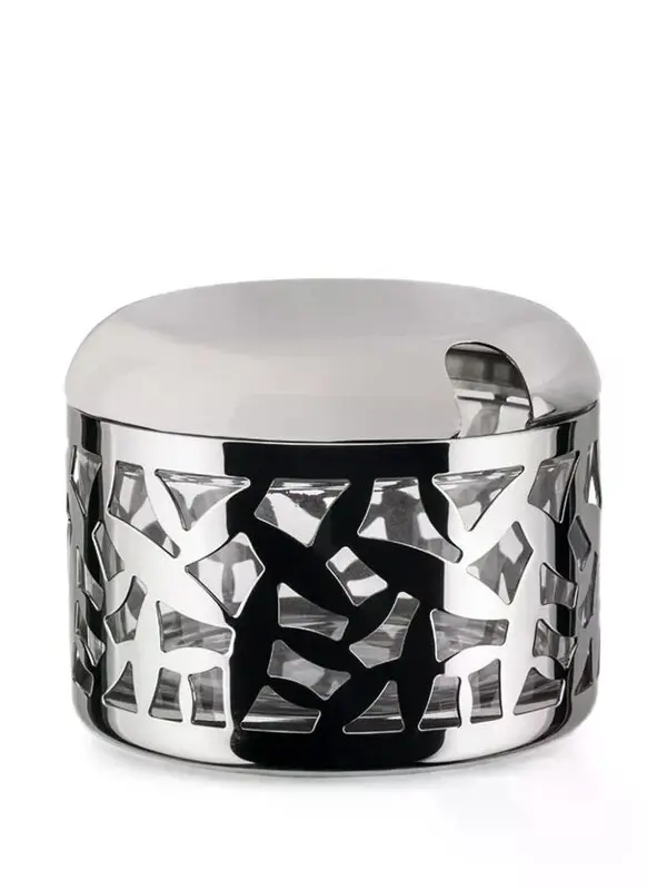 ALESSI Cactus Cut-out Cheese Cellar - Silver