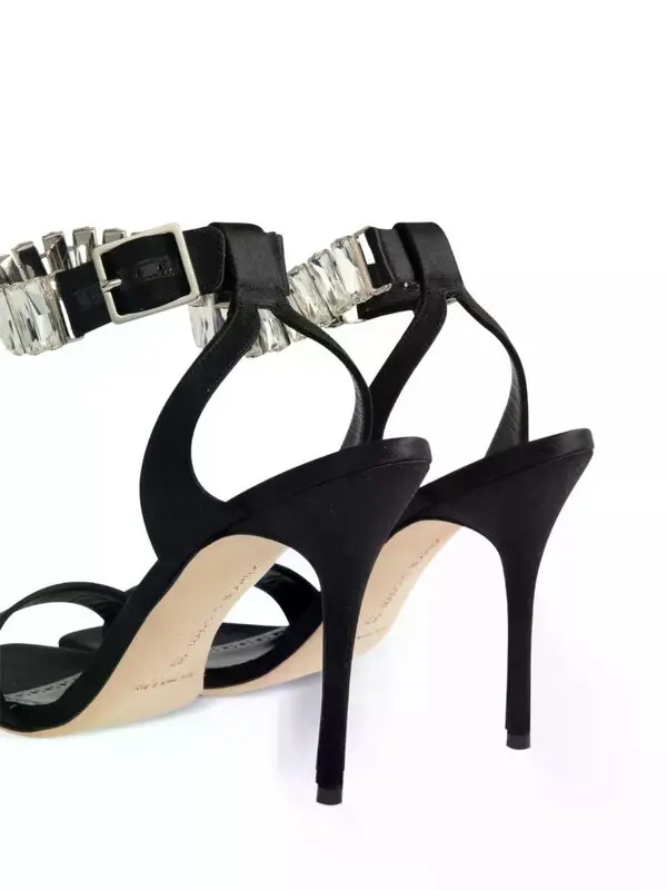 Manolo Blahnik Bayosan Crystal-embellished Sandals