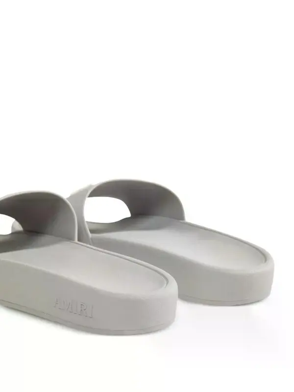 Amiri Monogram Slides - Grey