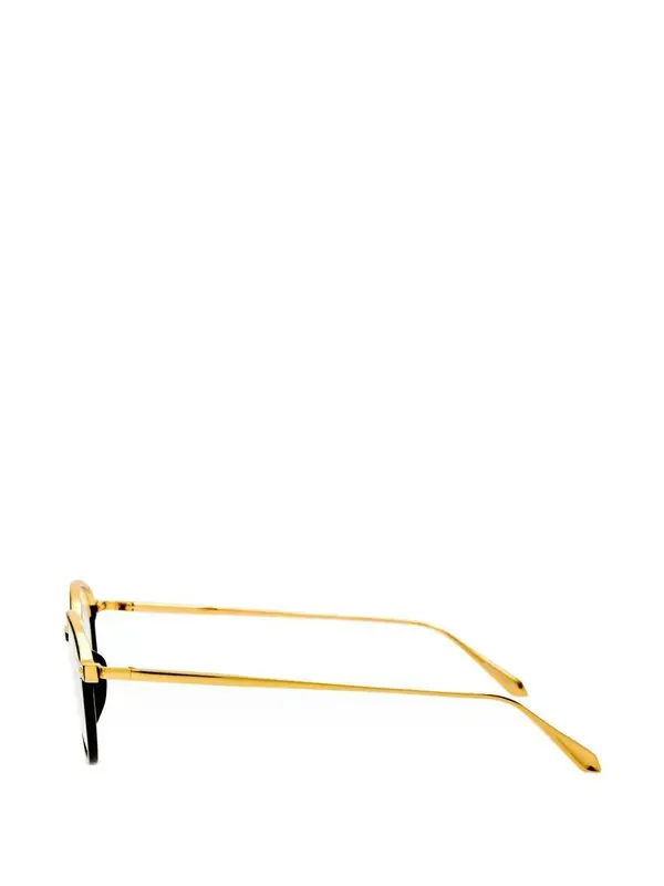 Linda Farrow Devon Optical Round-frame Glasses