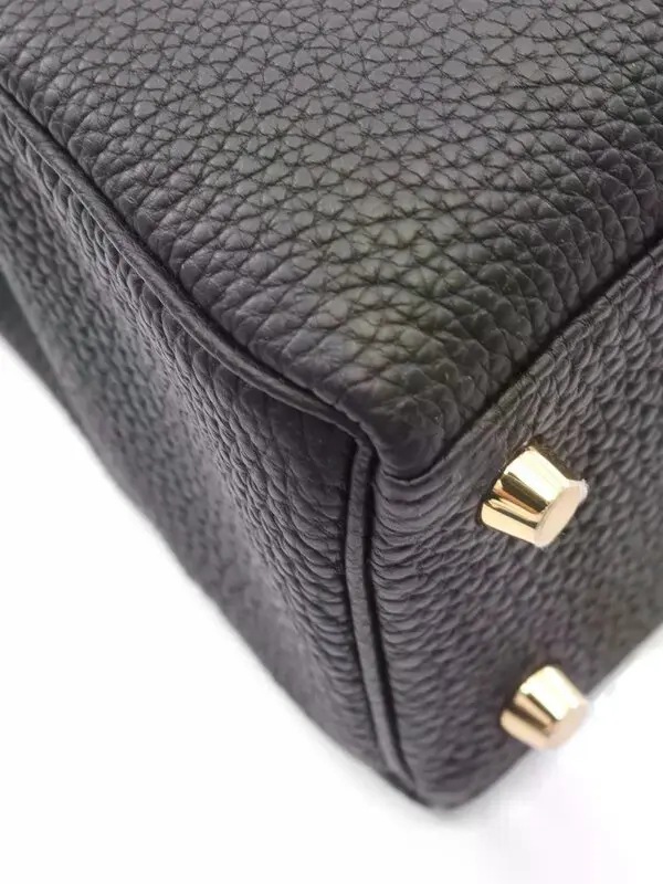 Hermès Kelly 25 Togo Leather Tote Bag - Black