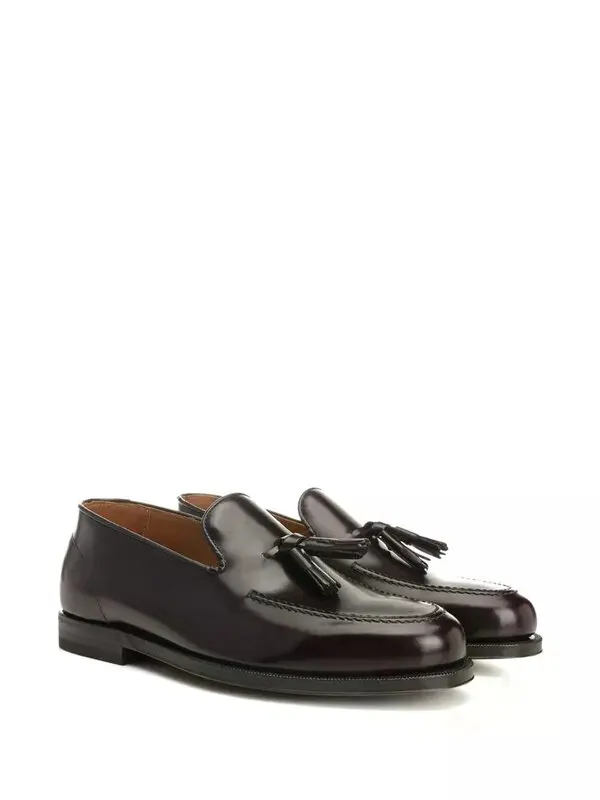 AL DUCA D’AOSTA 1902 Polished Leather Tassel Loafers