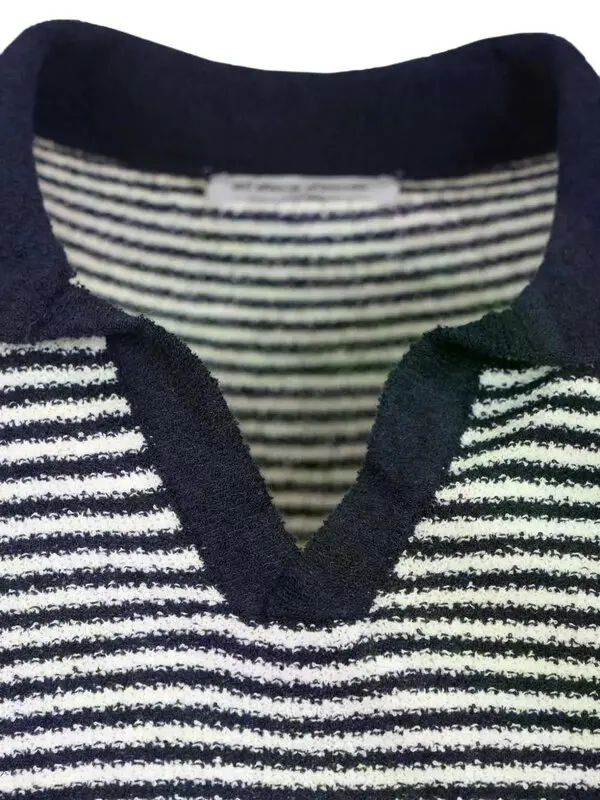 AL DUCA D’AOSTA 1902 Striped Short-sleeve Polo Shirt