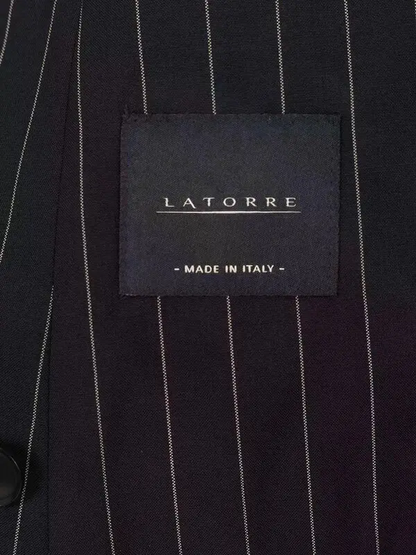 LATORRE Pinstripe Double-breasted Jacket