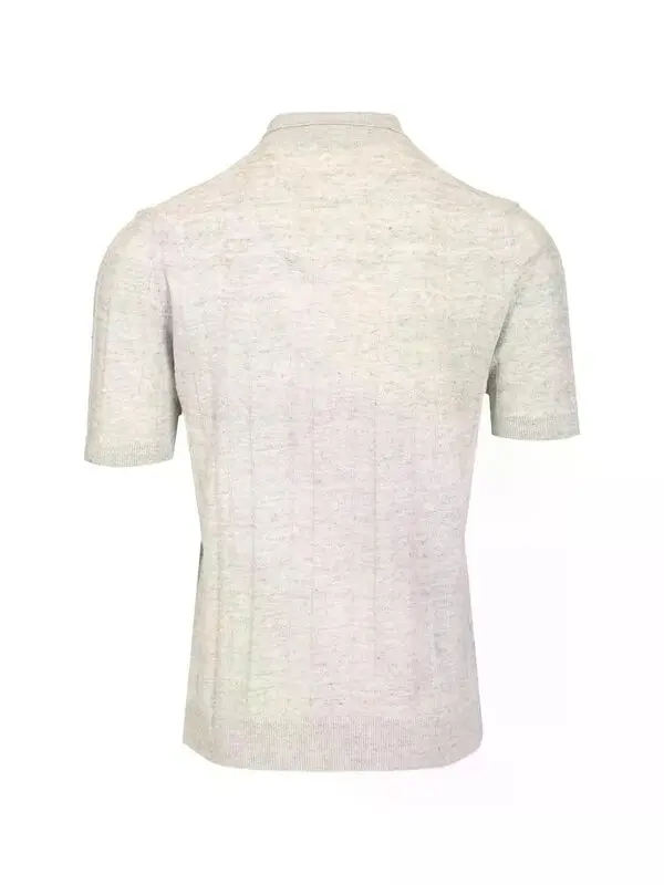 AL DUCA D’AOSTA 1902 Ribbed-knit Polo Shirt