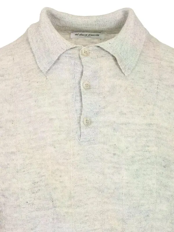 AL DUCA D’AOSTA 1902 Ribbed-knit Polo Shirt