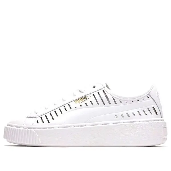 PUMA Basket Platform Summer Sneakers - White