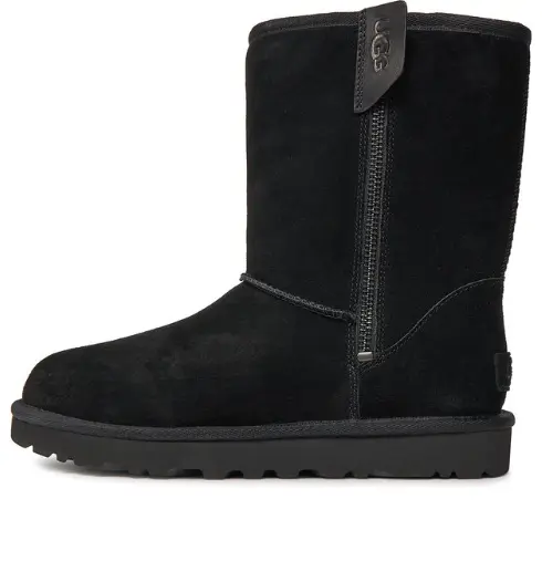 UGG Classic Short Bailey Zip Boot - Black