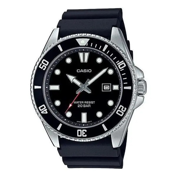 Casio Quartz Watch With Date Display And Resin Strap - Default Color