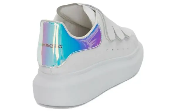Alexander McQueen Oversized Sneaker - White Iridescent