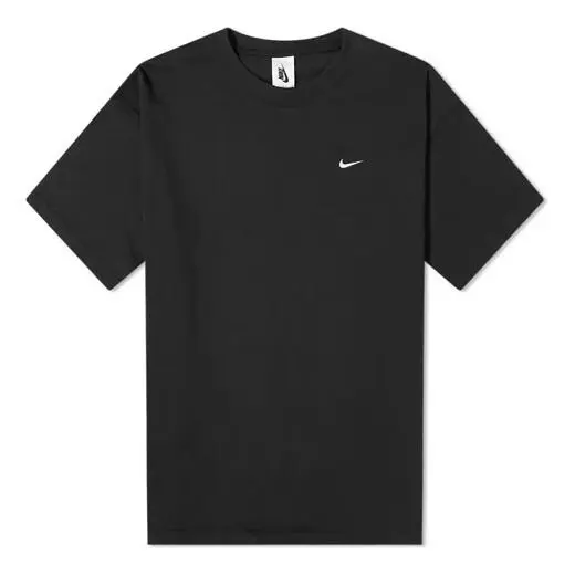 Nike Lab Swoosh Tee Chest Small Logo Short Sleeve - Black