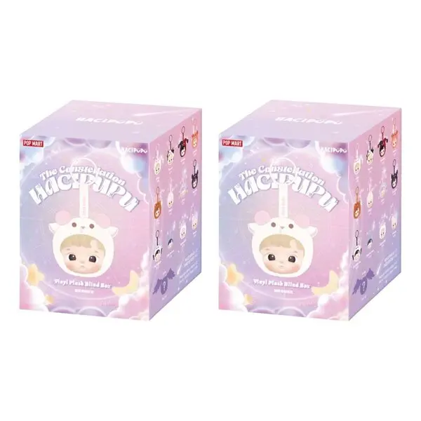 POP MART Hacipupu The Constellation Vinyl Plush Pendant Sealed Case - Multi-color