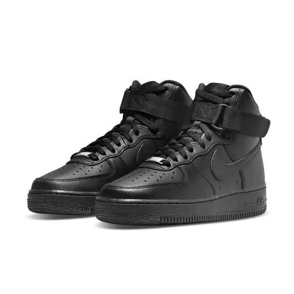Nike Force 1 High "triple - Black