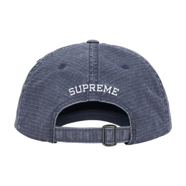 Supreme Arabic Logo Rips 6-panel Cap - Navy