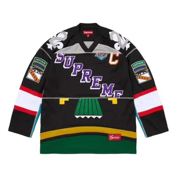 Supreme Ss26 Paneled Hockey Jersey - Black