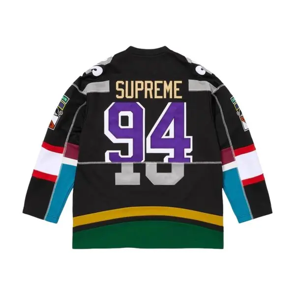 Supreme Ss26 Paneled Hockey Jersey - Black