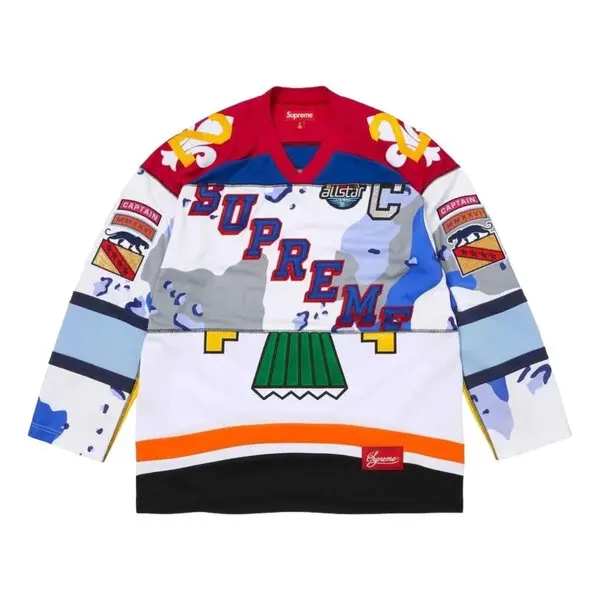 Supreme Ss26 Paneled Hockey Jersey - White
