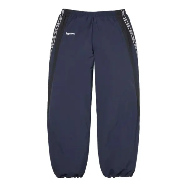 Supreme Ss26 Logo Taping Track Pant 'navy