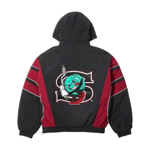 Supreme X Salem Ss26 Half Zip Stadium Jacket