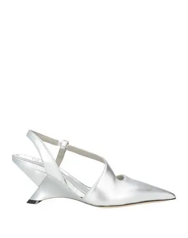 VIC MATIE Pumps Size Leather - Silver