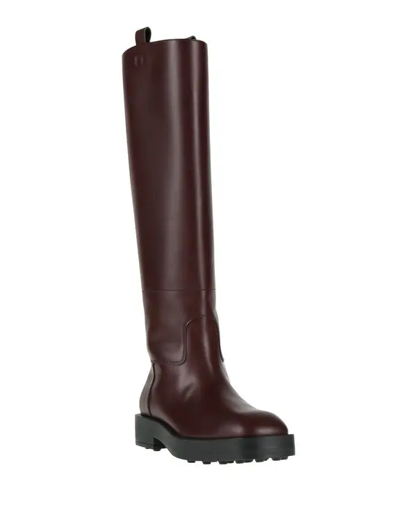 TOD'S Leather Block Heel Boots