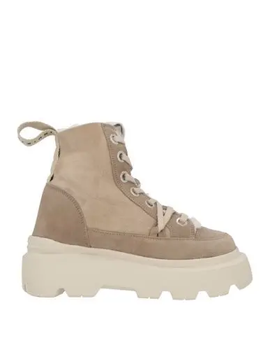 Inuikii Shearling Lined Ankle Boots - Grey