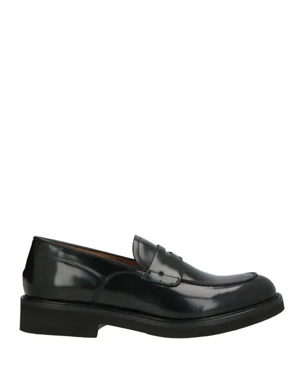 TESTONI Glossed Leather Penny Loafers