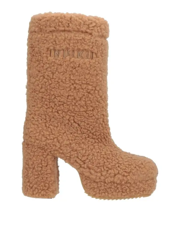 Inuikii Chocolate Textile Fibers Ankle Boots - Beige