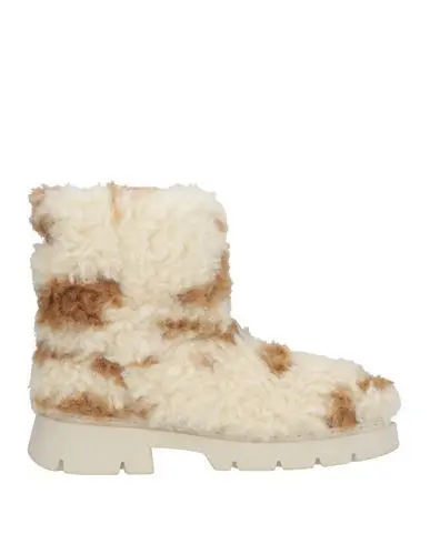Inuikii Padded Ankle Boots In Textile Fibers - White