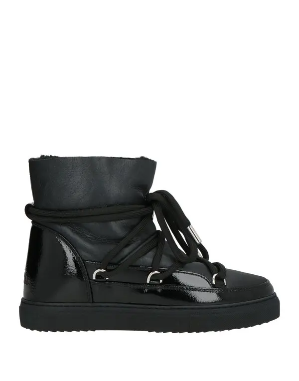 Inuikii Padded Leather Ankle Boots With Shearling