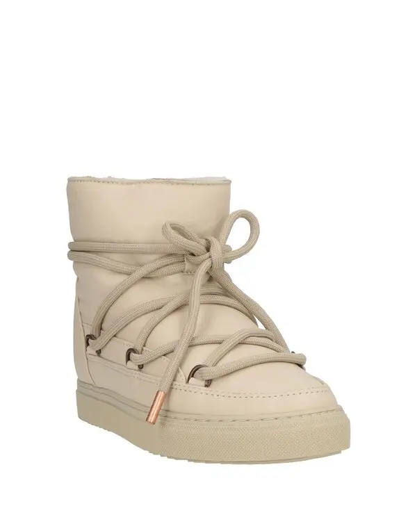 Inuikii Padded Leather Shearling Lined Ankle Boots