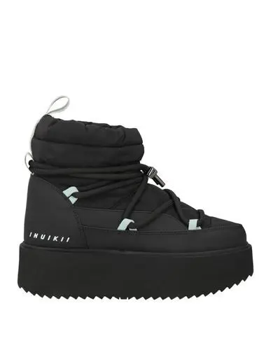 Inuikii Padded Textile Ankle Boots - Black