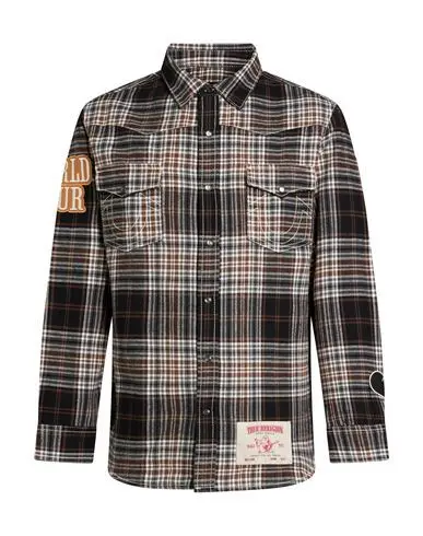 True Religion Shirt Size Cotton, Polyester - Brown