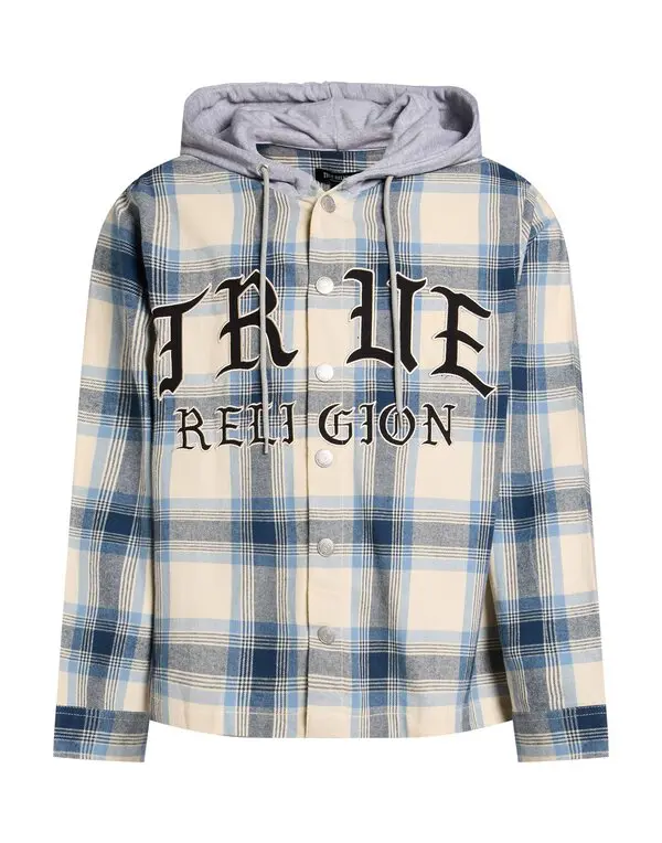 True Religion Shirt Size Cotton, Polyester - Azure