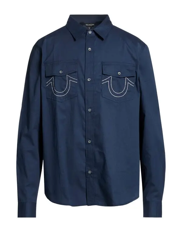 True Religion Shirt Size Cotton - Blue