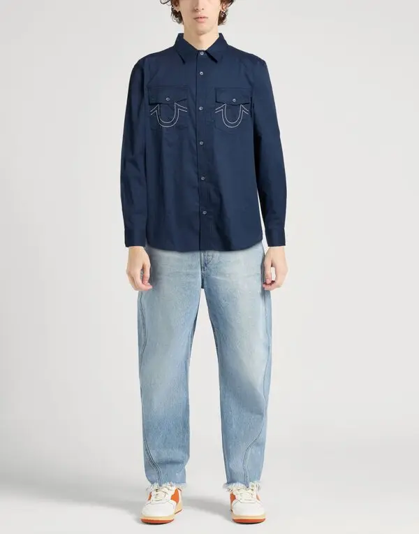 True Religion Shirt Size Cotton - Blue