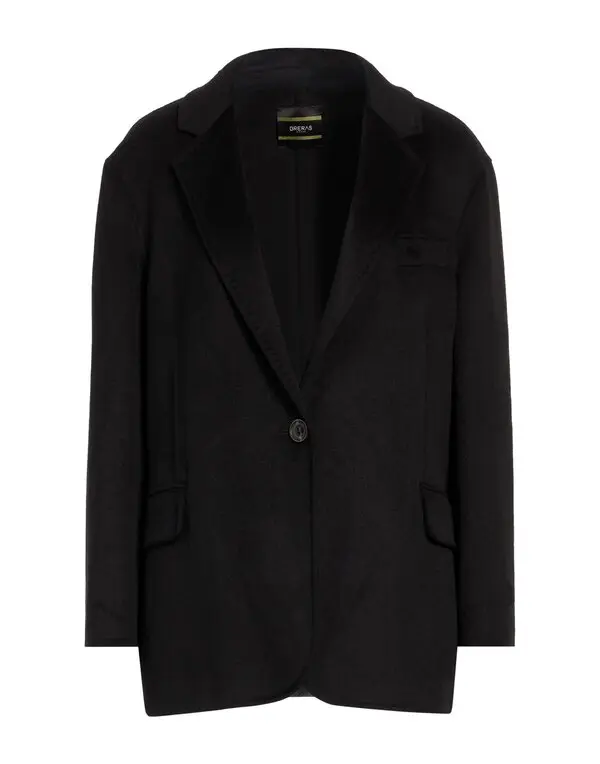 BRERAS MILANO Single-breasted Blazer - Black